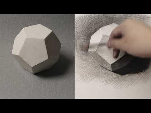 Drawing a Dodecahedron: Step-by-Step Pencil Sketch Tutorial - YouTube