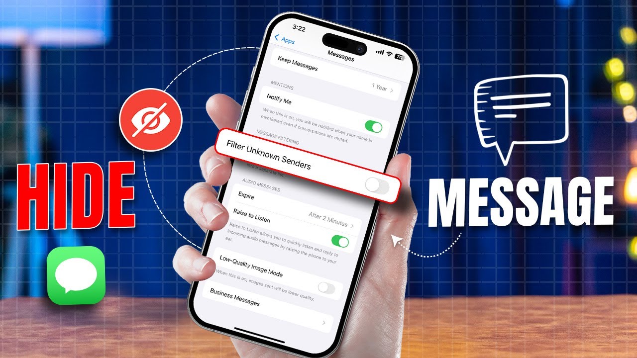 How to Hide Messages on iPhone | Keep Your Texts Private - YouTube