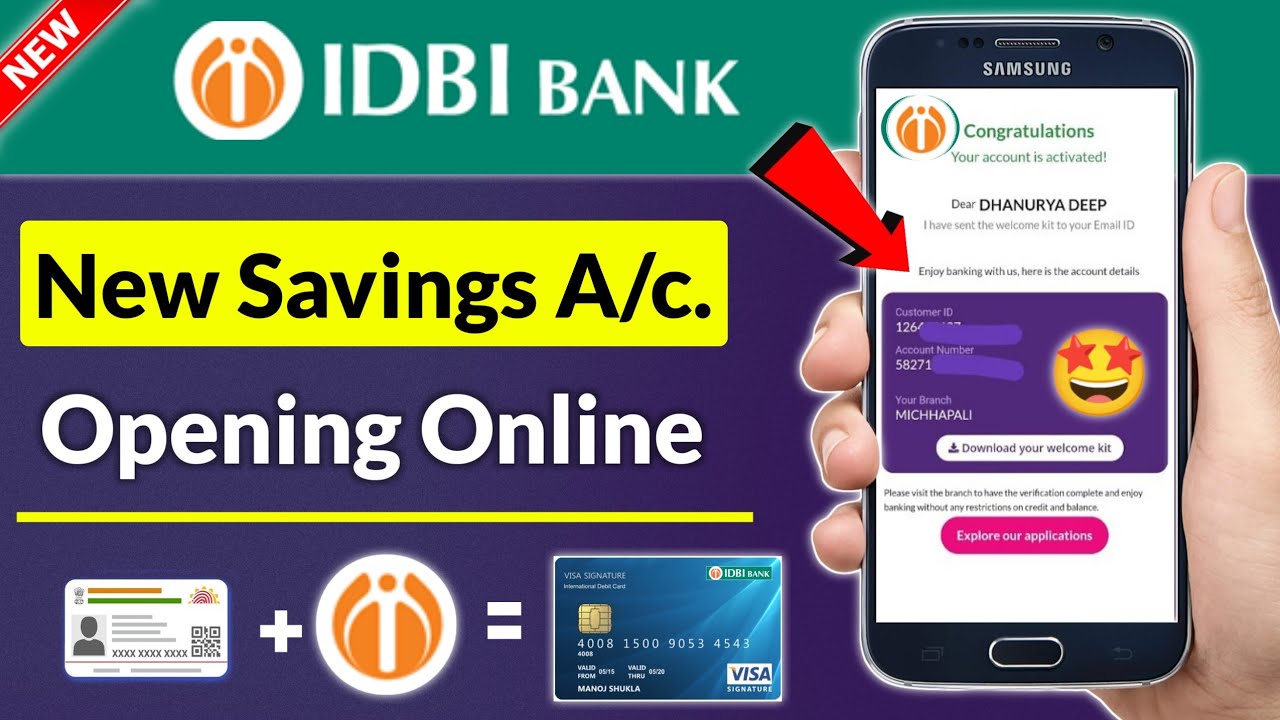 IDBI Bank Account Opening Online - How to Open IDBI Bank Account Online ...