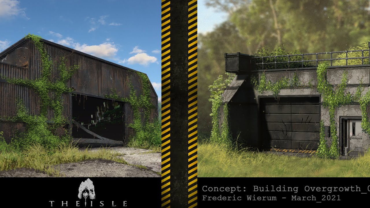 It's All Overgrown! New Human Structures Concepts Dropped on The Isle ...