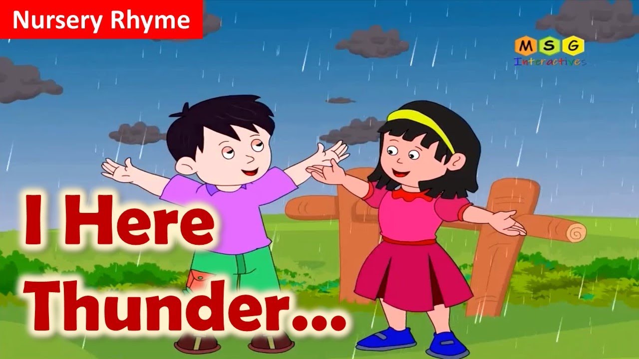 I Hear Thunder Baby Rhymes Songs For Children and Preschoolers| I Hear ...