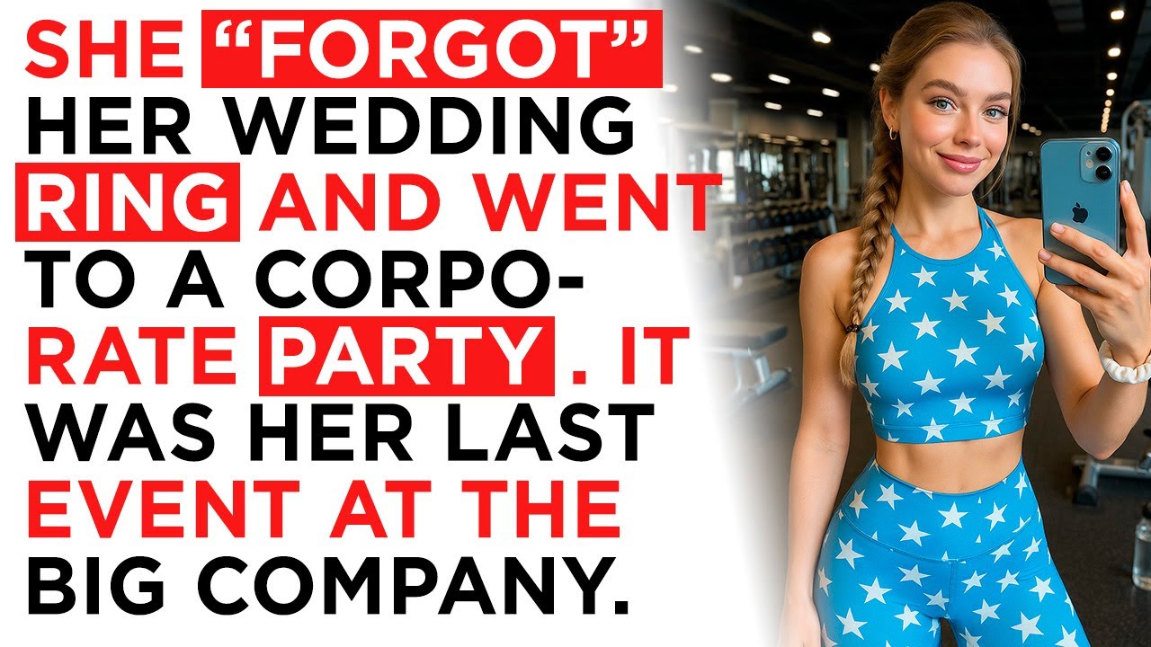 She “forgot” her wedding ring and went to a corporate party. It was her ...