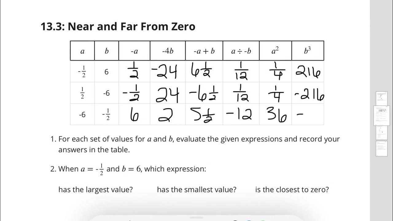 Unit 5 Lesson 13 7th Grade Illustrative Mathematics - YouTube