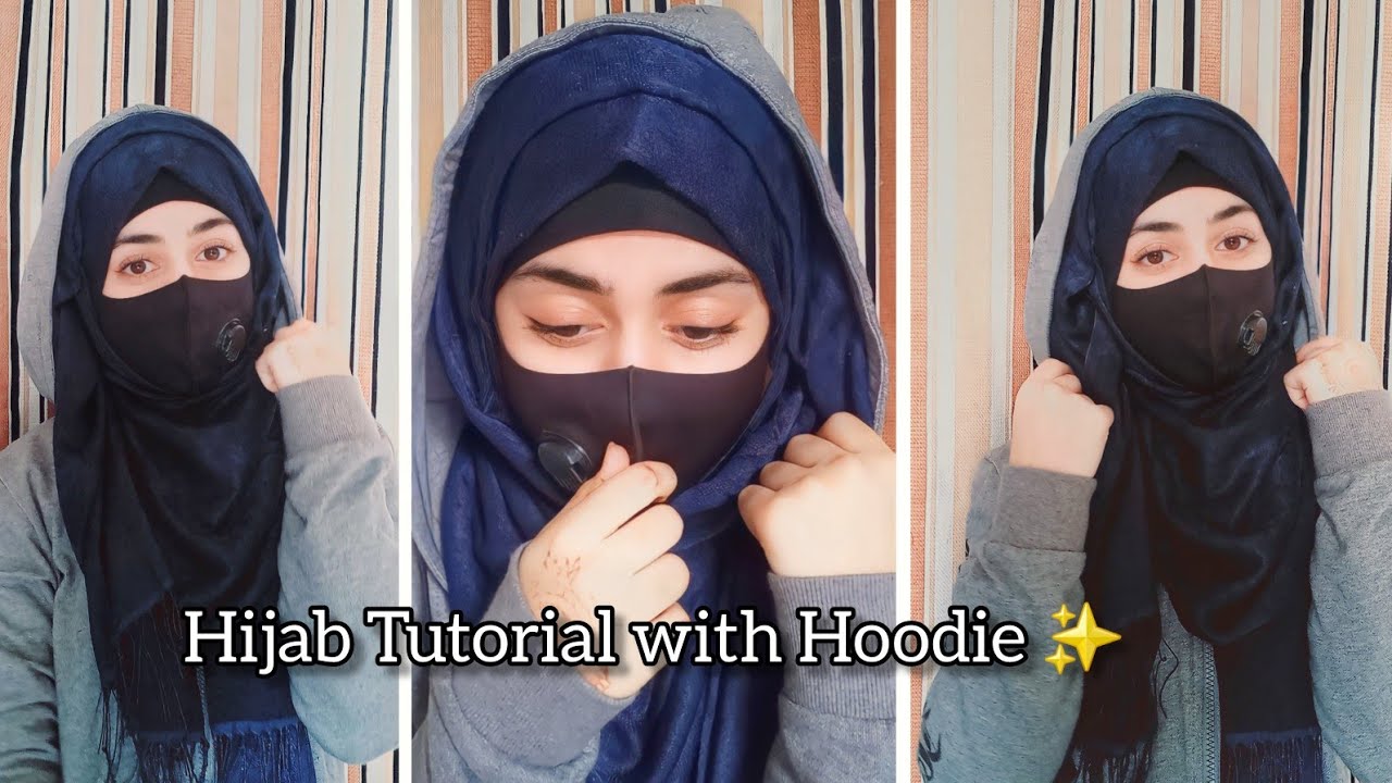 Hoodie Hijab Tutorial | Full Coverage | Easy Hijab Tutorial - YouTube