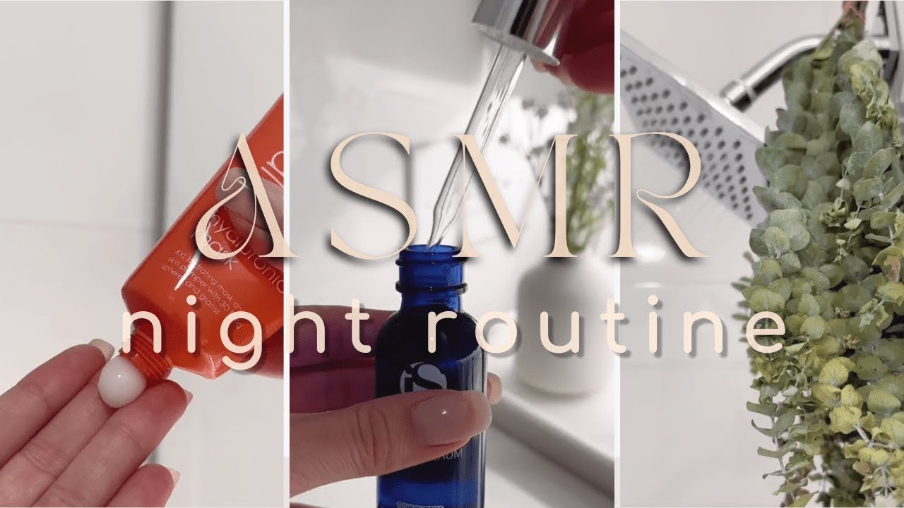 ASMR night routines || #tiktokcompilation - YouTube