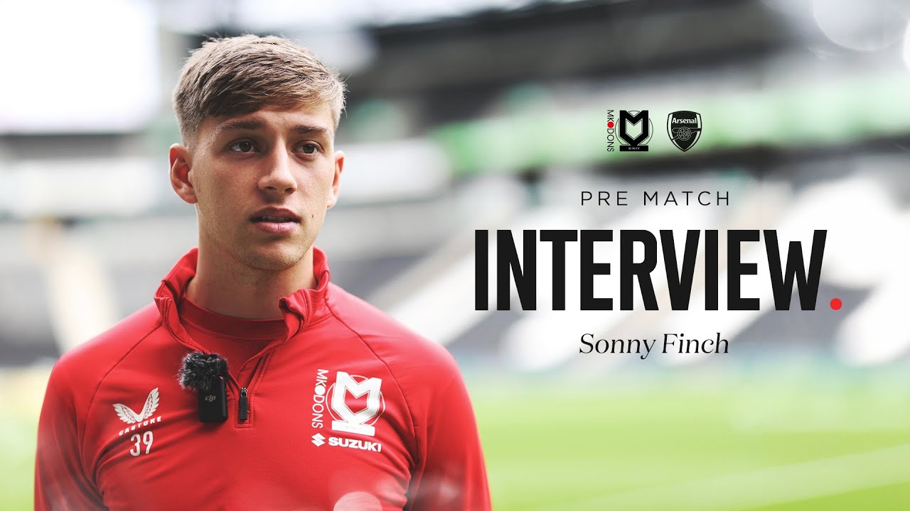INTERVIEW: Sonny Finch ahead of Arsenal U21s - YouTube
