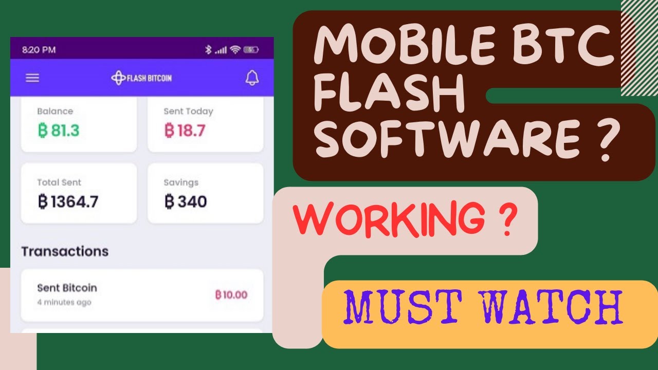 Mobile BTC Flash Software Review | Flash Software Working in 2023 ...