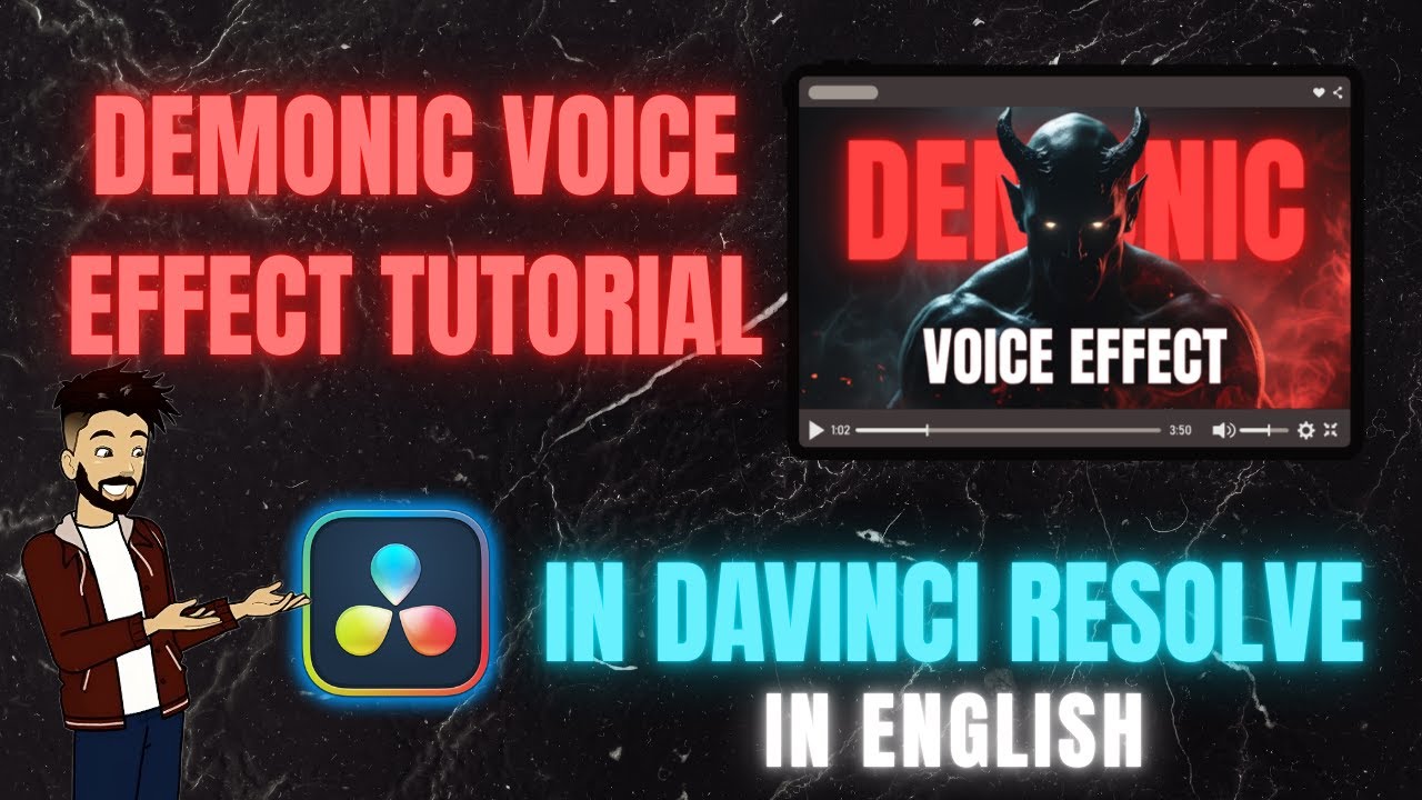 How to Create a Demonic Voice in DaVinci Resolve | Full Tutorial in ...