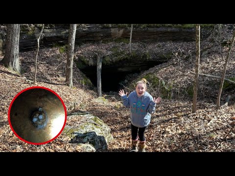 We found strange skulls in a cave, thousands of feet underground! - YouTube