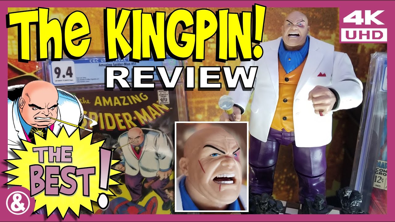Best Kingpin Retro Marvel Collection Figure by Hasbro & Comics - 4K ...