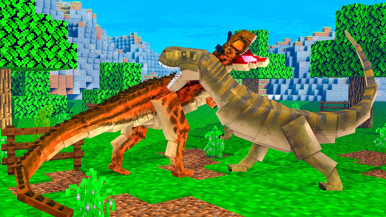 T Rex Vs Carnotauro Briga De Dinossauros Jurassic World Arena