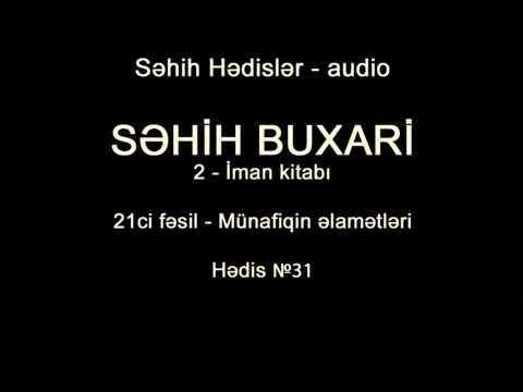 Səhih Buxari📜İman kitabı.(18.04.19)2-ci kitab