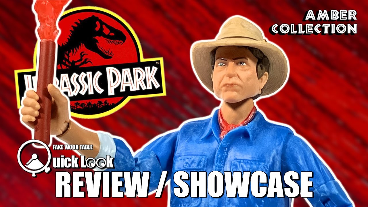Jurassic Park Amber Collection - Dr. Alan Grant (Quick Look Review ...