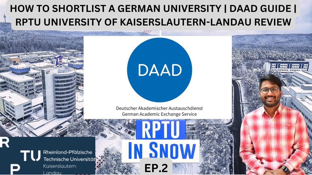 How to Shortlist a German University | RPTU University of ...