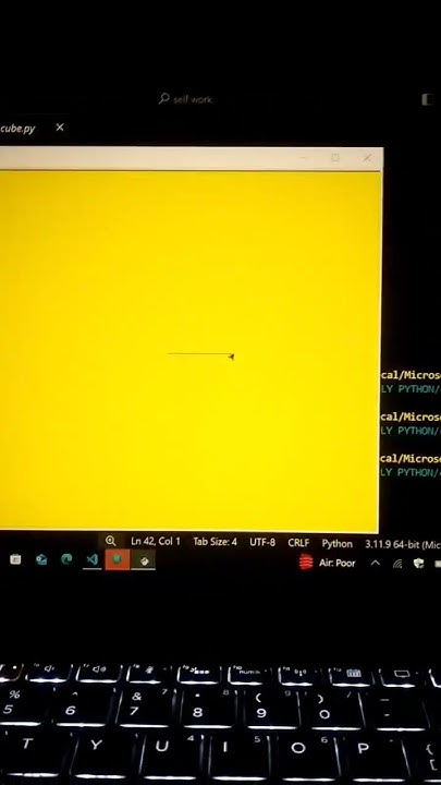 Draw A Cube By Using Python Python Coding Cube Shorts Tranding Youtube