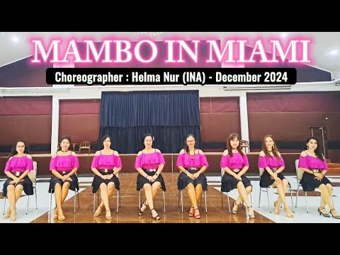 MAMBO IN MIAMI || Line Dance || Demo by Astri & Dreams LD Class - YouTube