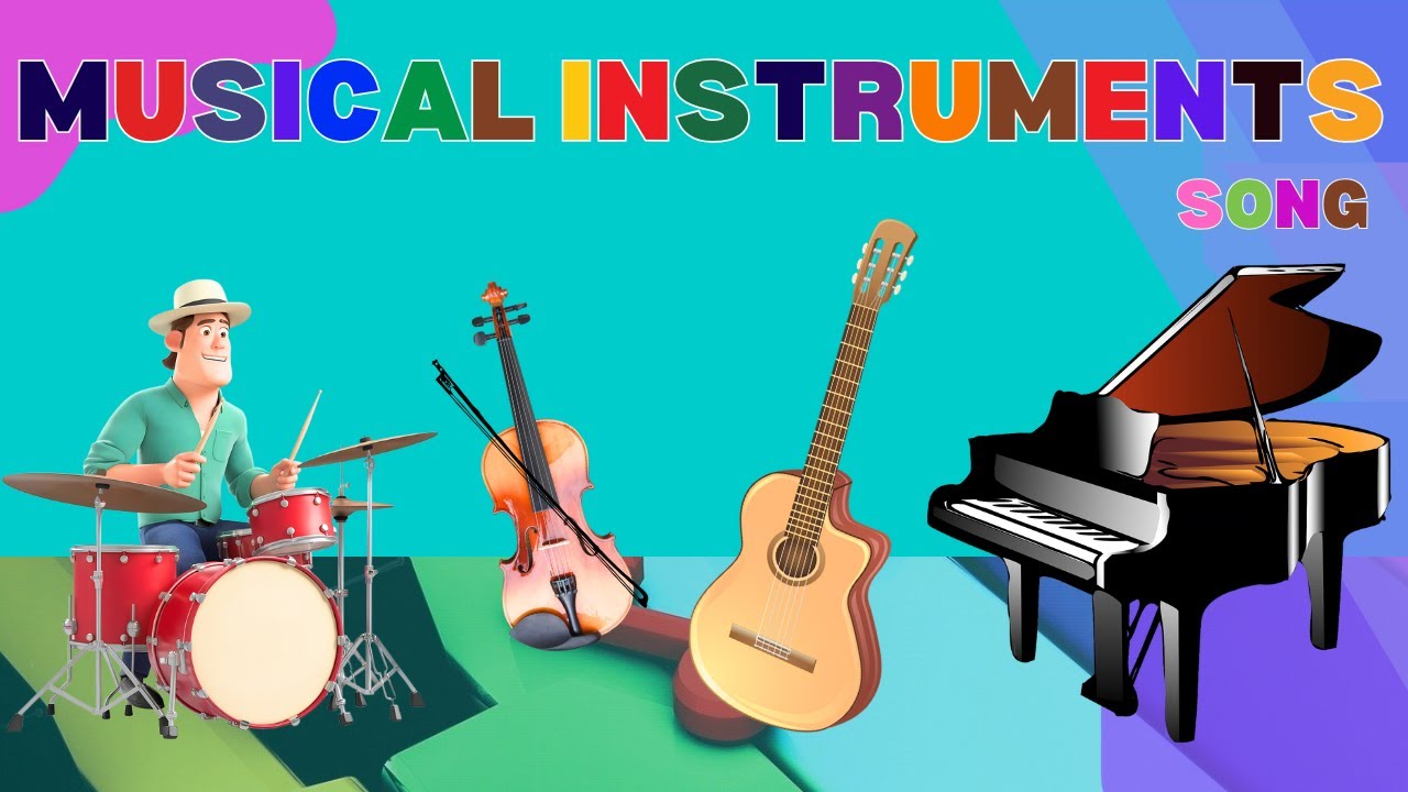 Musical Instruments Song for Kids | Rock & Roll with Instruments! 🎸 Fun ...