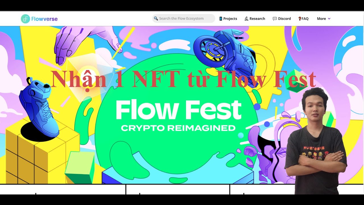Hướng dẫn tham gia airdrop nhận 1 NFT từ Flow Fest - YouTube