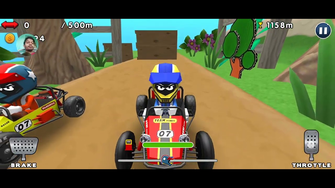 Mini Raceing Game 🎮👑 Hard level - YouTube