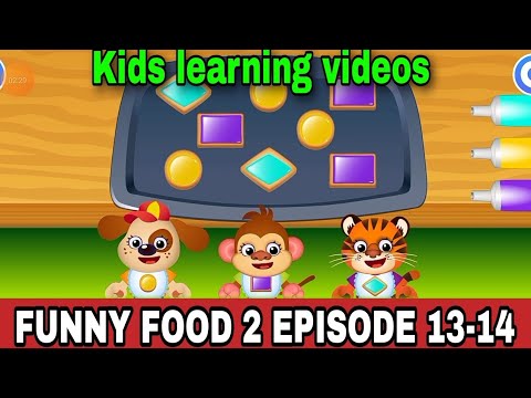 Funny food 2 | Episode 13 14 | kids learning videos | cartoon videos ...