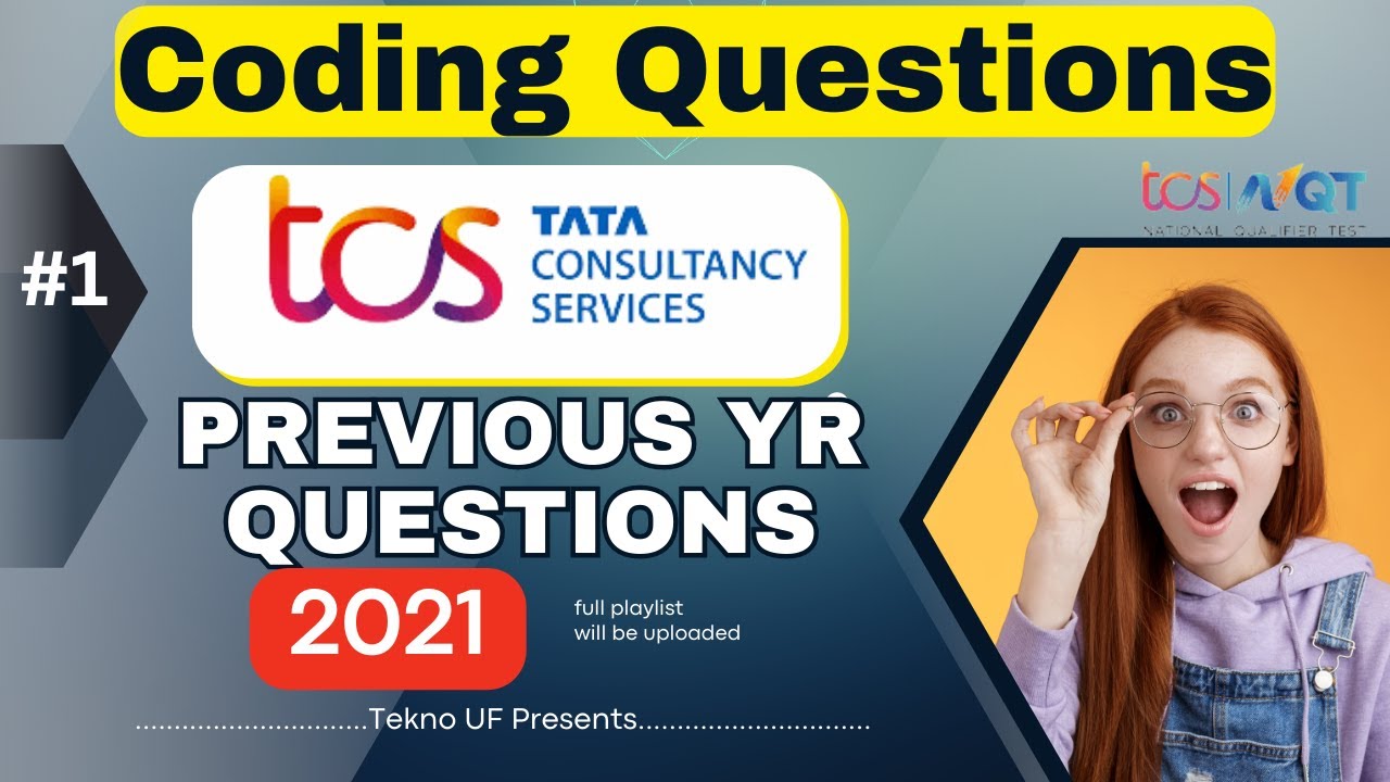 1 Tcs Nqt 2023 Preparation Previous Year Coding Question Tekno Uf Youtube