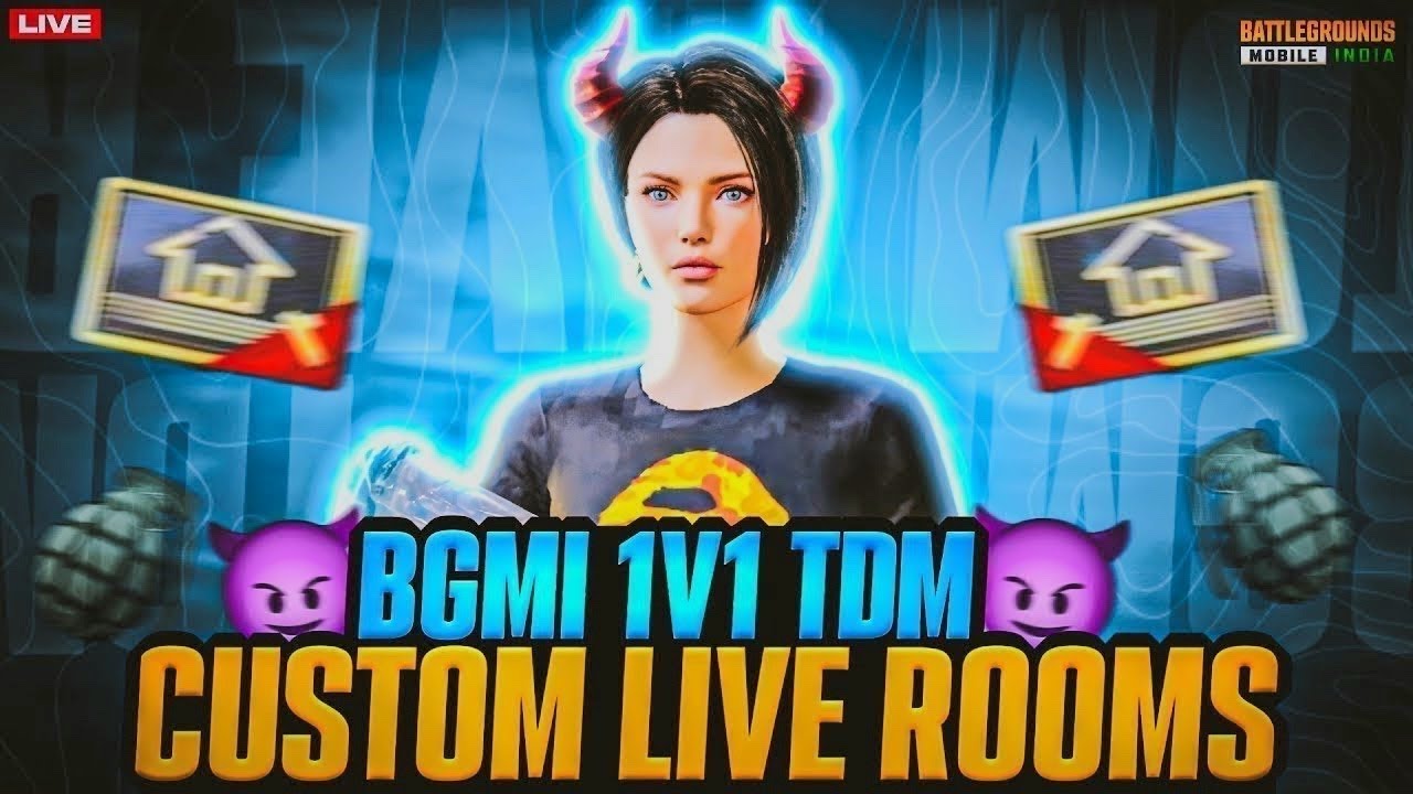 iv1 unlimited costom room live | #bgmilive #girlgamer #pubgmobile # ...
