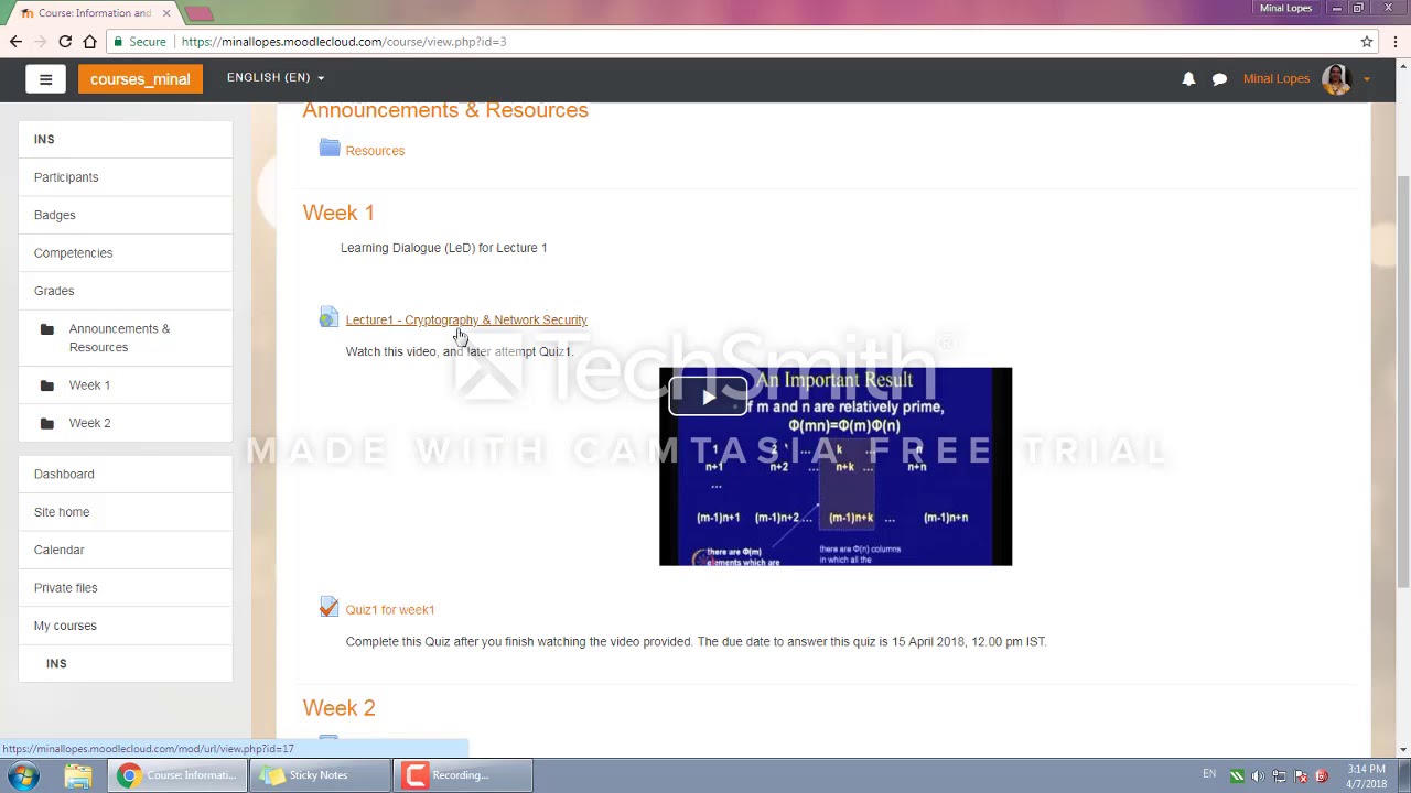 Introduction to the INS course - YouTube