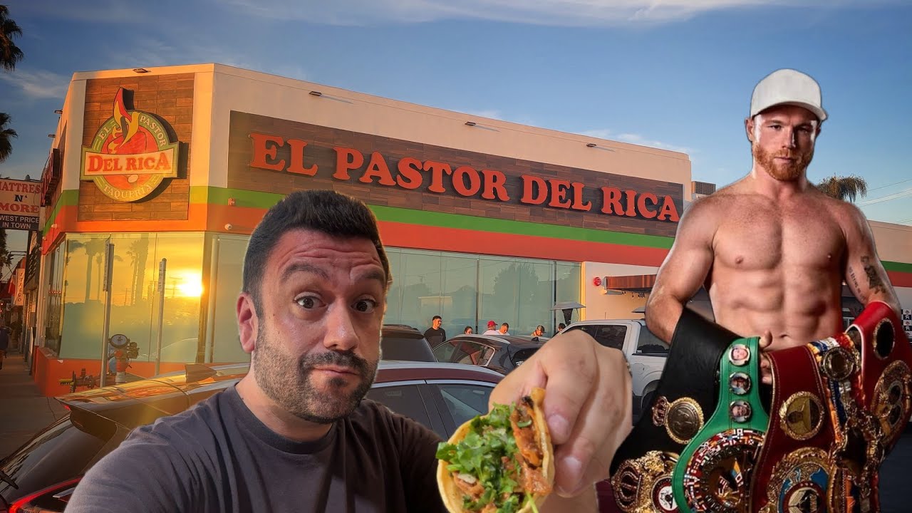 Trying Canelo’s Taqueria ( El Pastor Del Rica ) - YouTube