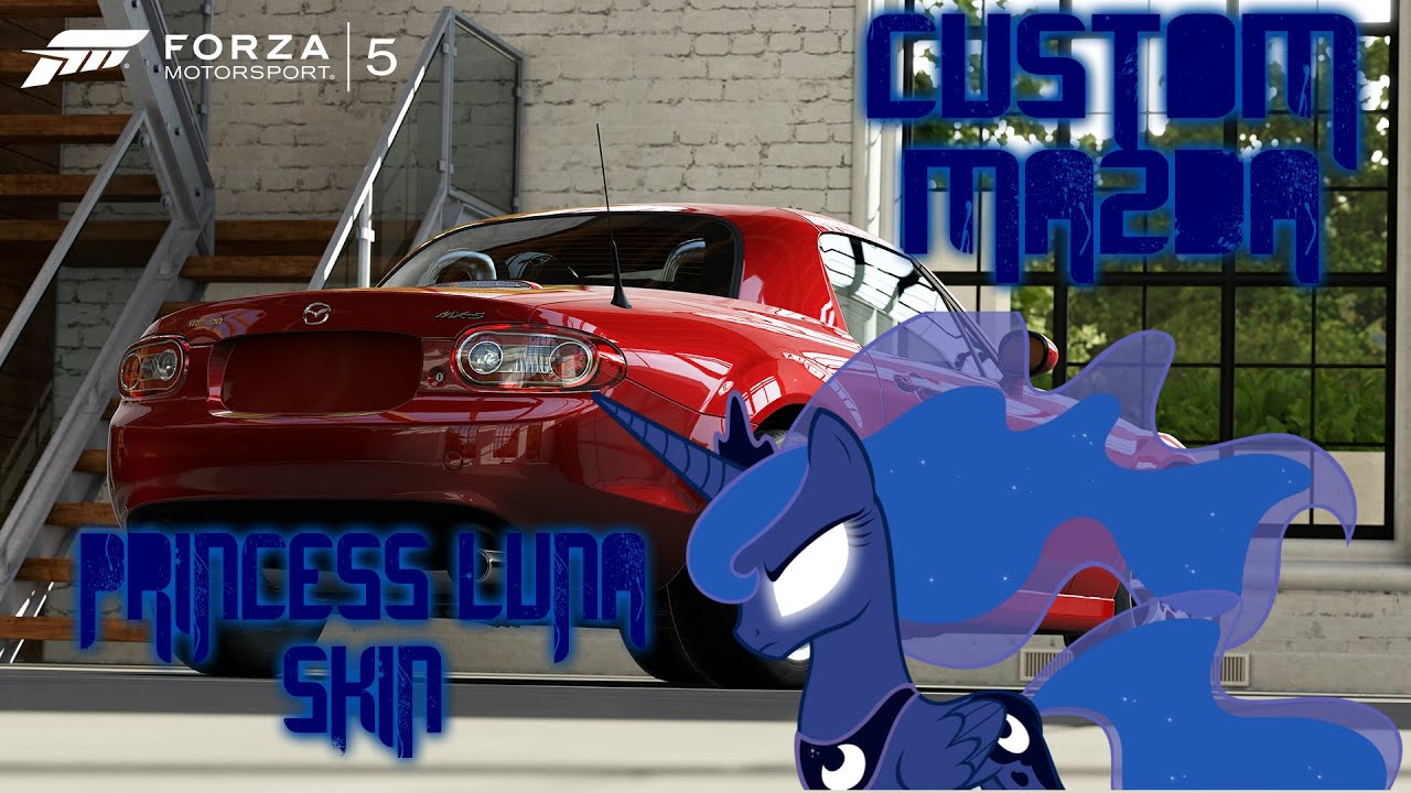 Forza Motorsport 5 | Custom Mazda RX-8 R3 | Skin de Princess Luna | MLP ...