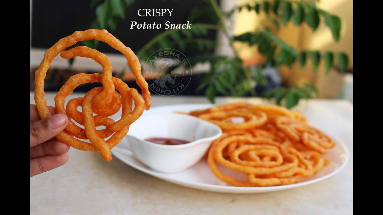 Crispy potato snacks / potato chakli - YouTube