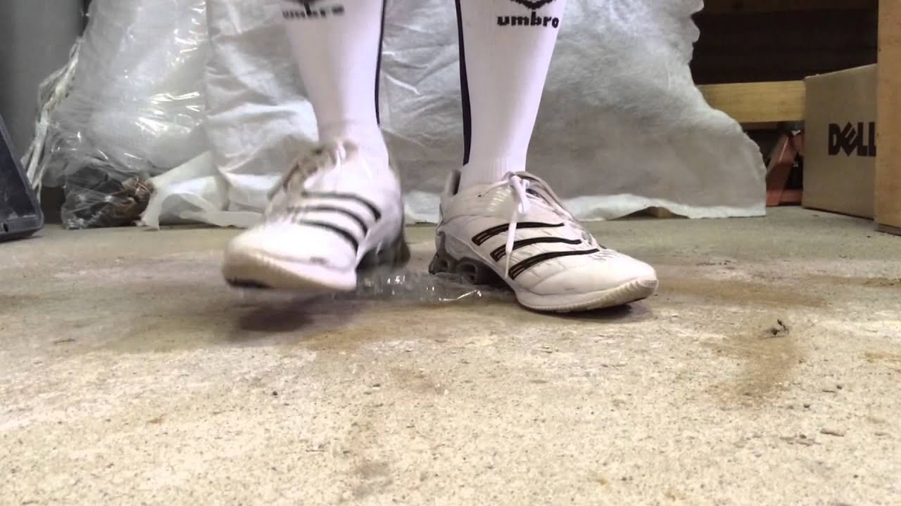 adidas soccer training shoes stomp bottle - YouTube