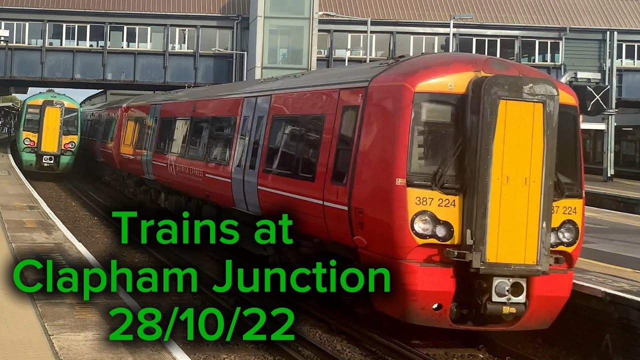 Trains at Clapham Junction 28/10/22 - YouTube