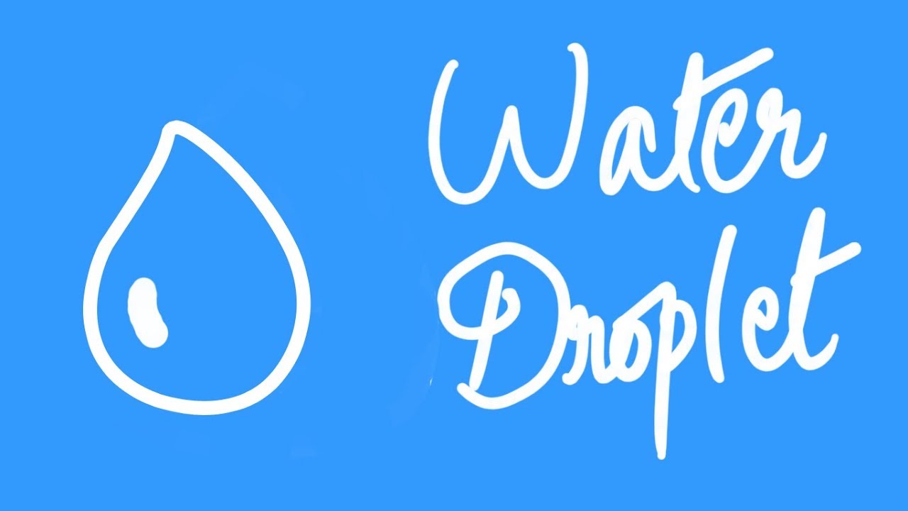 Water droplet animation | frame by frame | Adobe Flash | Adobe Animate ...