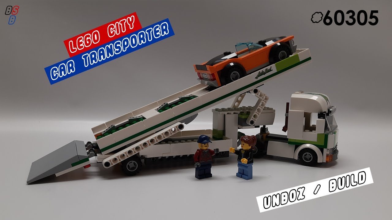 LEGO City 60305 Car Transporter - Speed Build - Compact Lego Builds ...