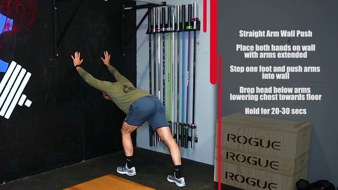 Straight Arm Wall Push - YouTube