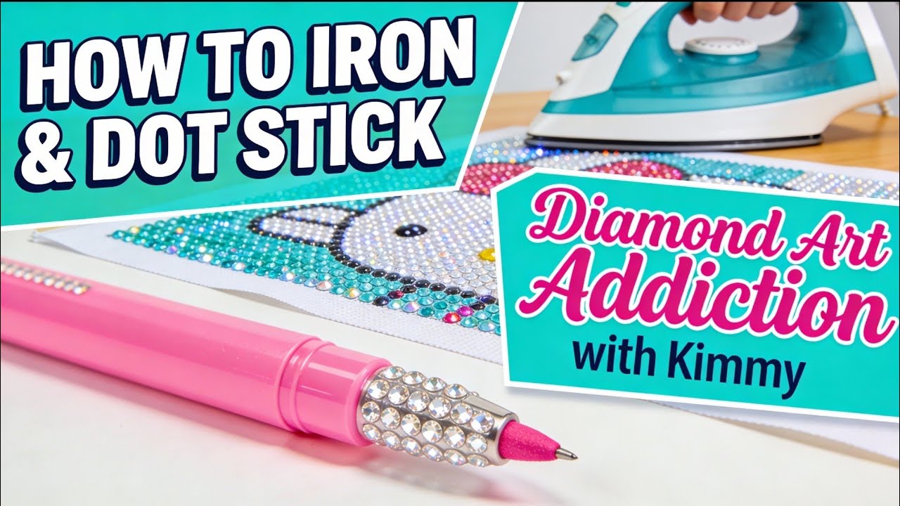 Behind the Scenes Diamond Painting - Iron and Dot Stick Secrets - YouTube