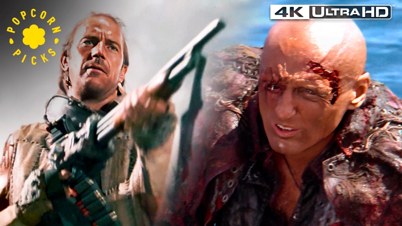 Fishman Defeats Deacon & Saves Enola (full climax) | Waterworld (1995 ...