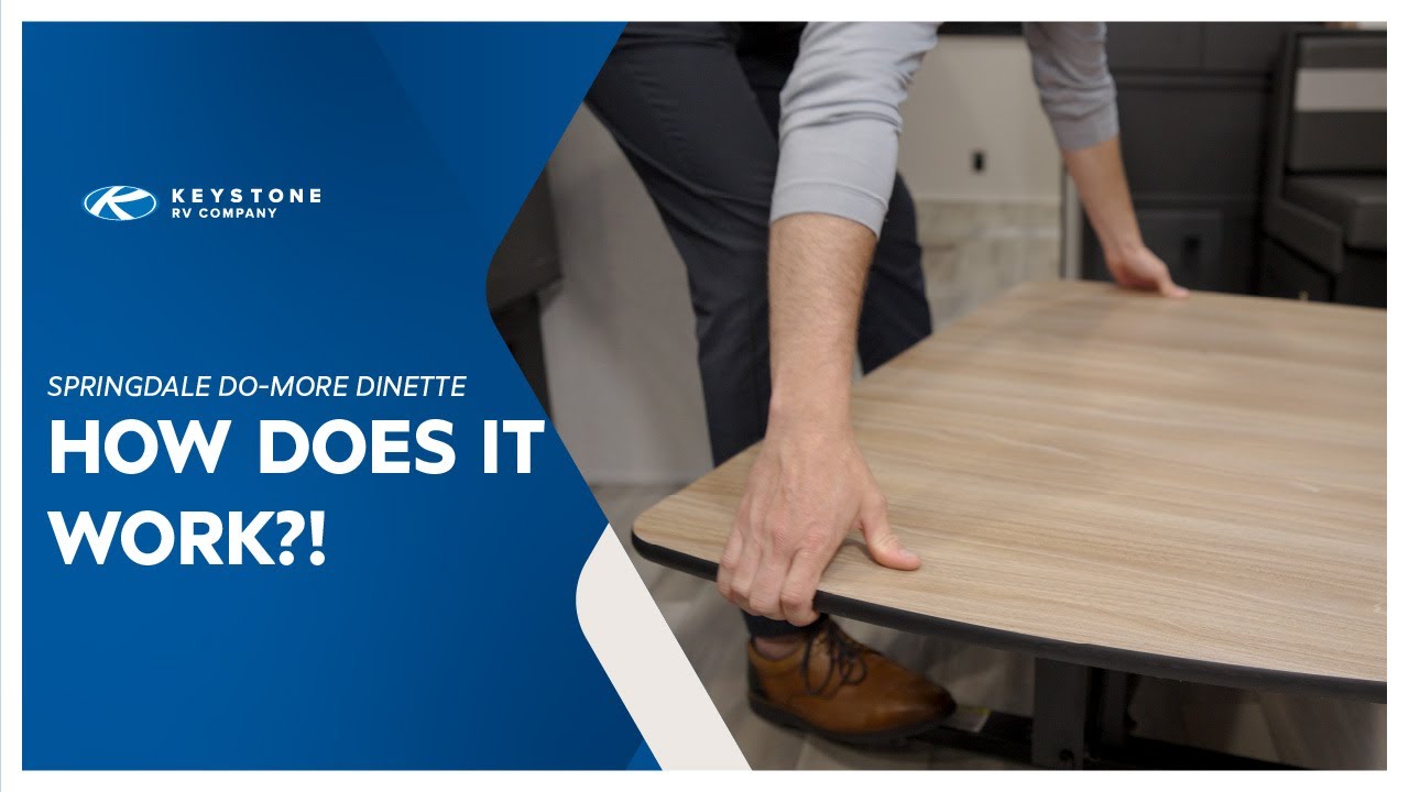 You Can DO MORE with Springdale's Do-More Dinette!! - YouTube