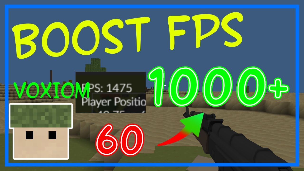【Voxiom.io】GET BETTER FPS on VOXIOM【1000+ FPS?】 - YouTube