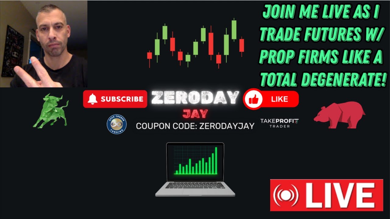 LIVE Prop Firm Trading My Funded Futures, Take Profit Trader, Apex (# ...