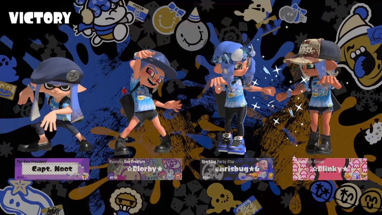 Splatoon 3: 2 Octoling girls Bashful Brag and Fistbump (FrostyFest ...