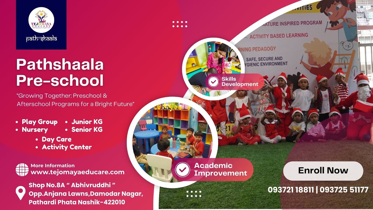 "Pathshala Kids Preschool-kids preschool Damodar Nagar Pathardi Nashik ...