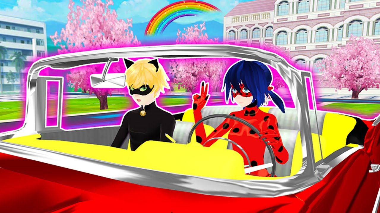 Ladybug and Cat Noir: First Driving Lesson - YouTube