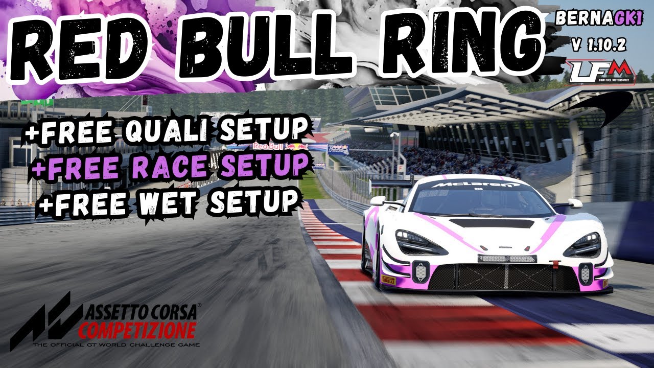 MCLAREN 720S GT3 EVO | RED BULL RING | SETUP | ACC - YouTube