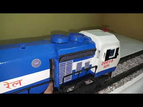 Hand made model of wdp4 train engine - YouTube