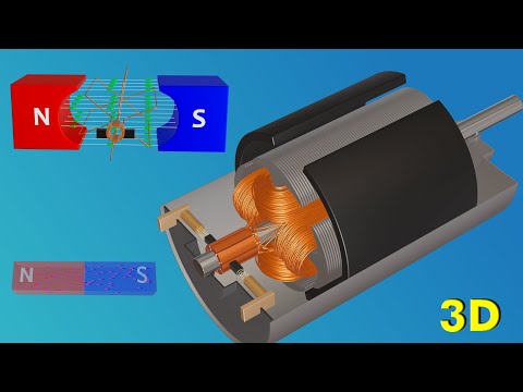 How a DC Motor Works | 3D Animation Explained