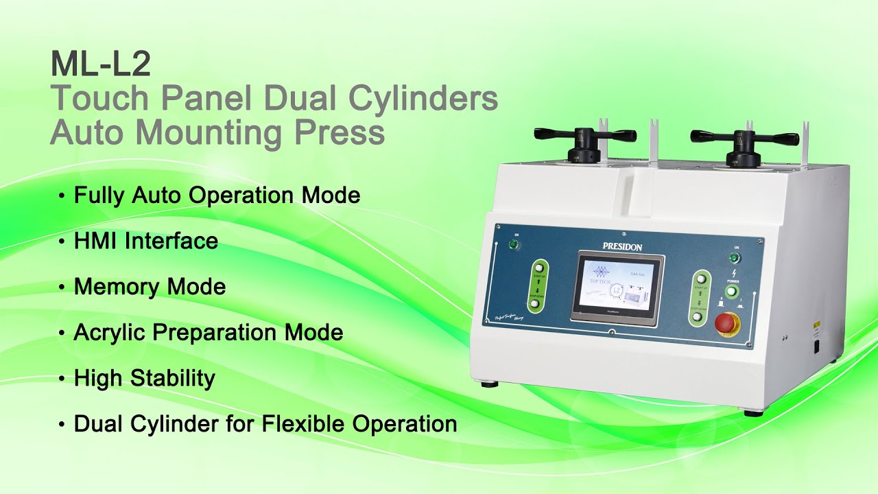 Auto. Mounting Press(ML-L2)-Top Tech Machine-Metallographic Sample ...