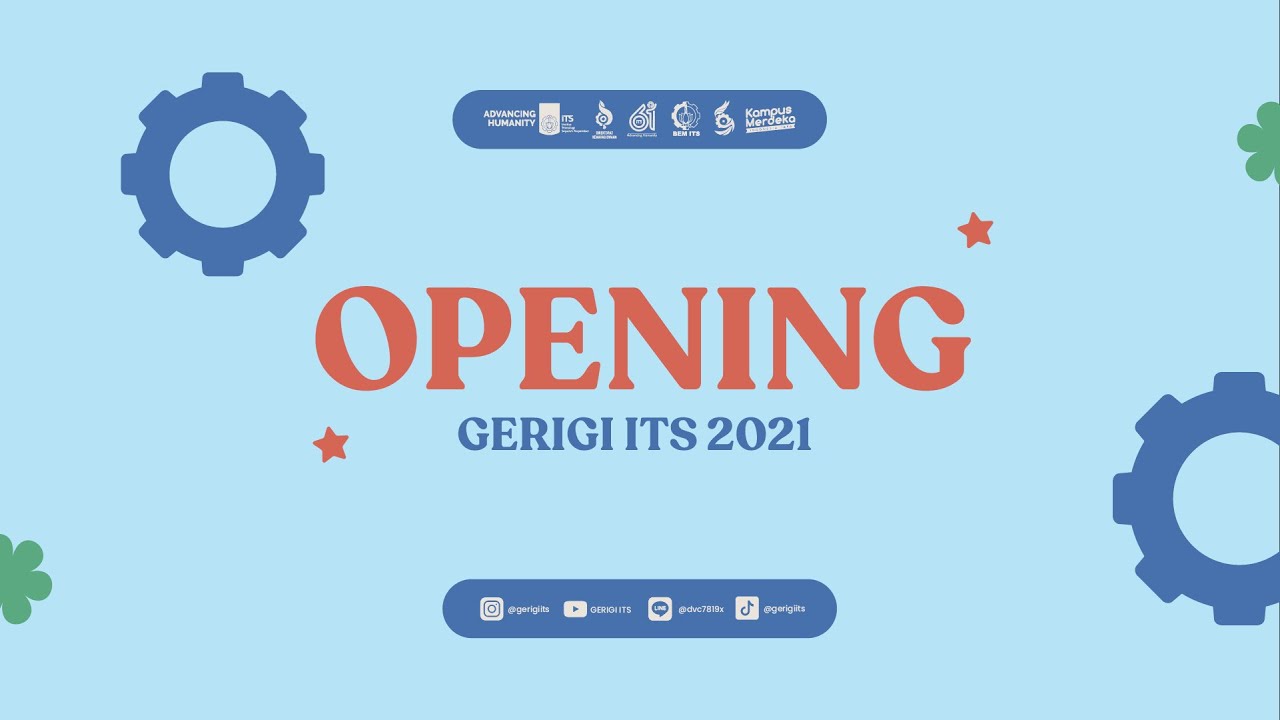 OPENING GERIGI ITS 2021 - YouTube