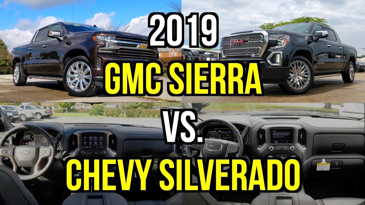 GM Truck Shootout -- 2019 GMC Sierra Denali vs. 2019 Chevy Silverado ...