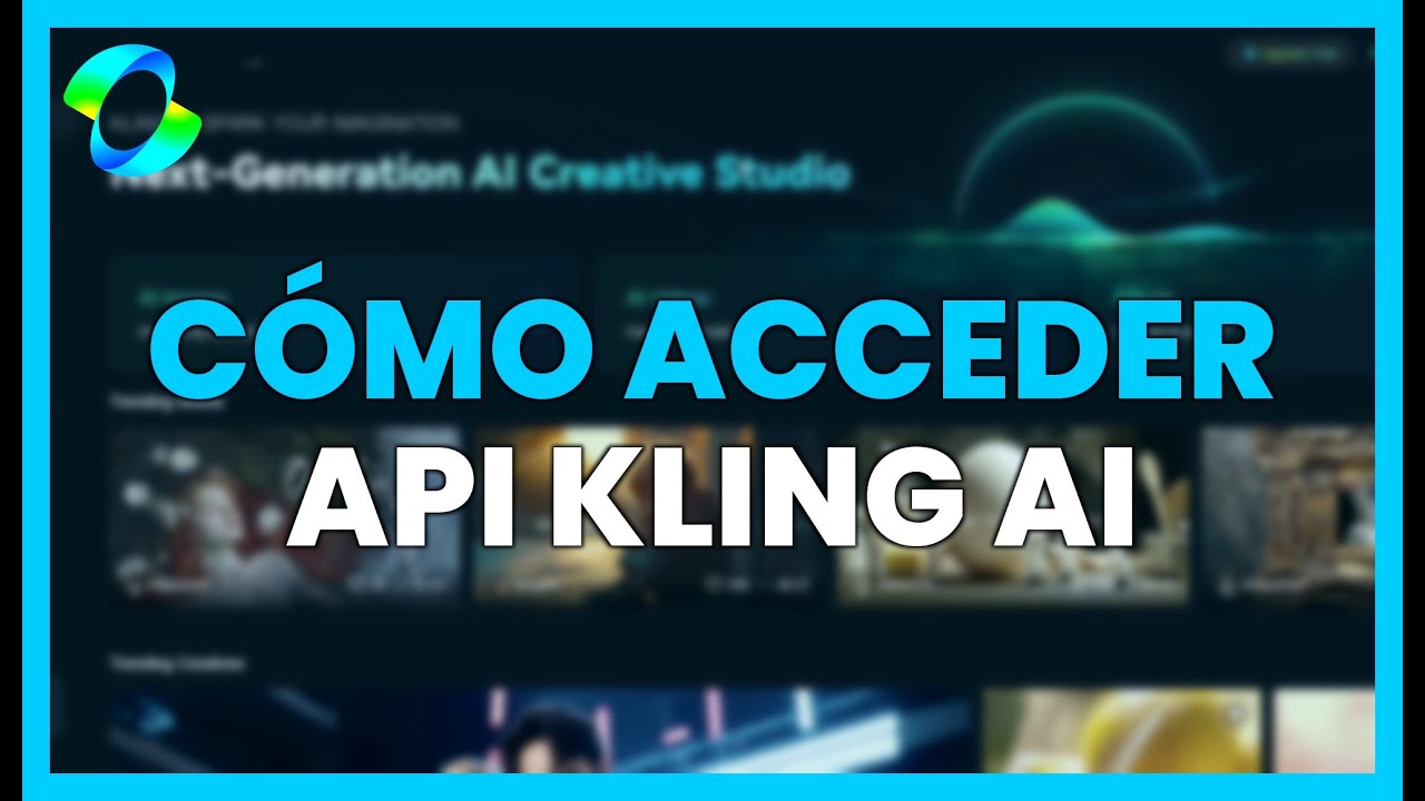CÓMO ACCEDER a la API de KLING AI - YouTube